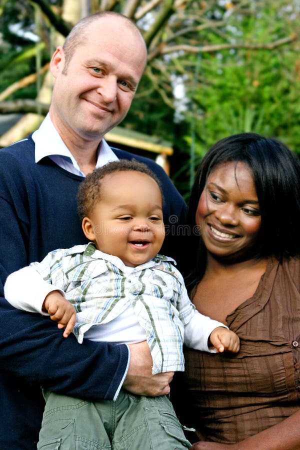 Inter marriage family stock image. Image of affection - 3292591