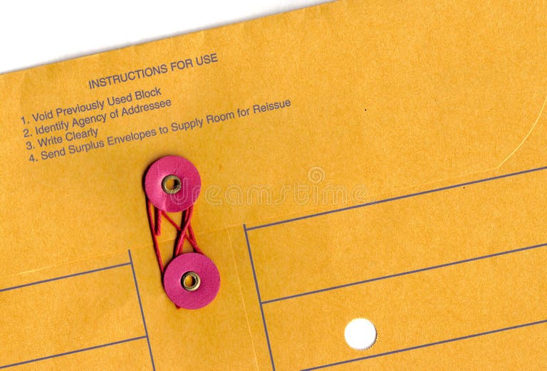 Inter-office Envelope stock photo. Image of supply, contracts - 1579096