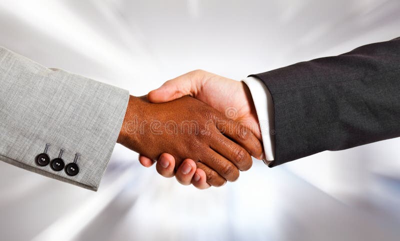 Inter racial handshake stock photo. Image of trust, sales - 22809980