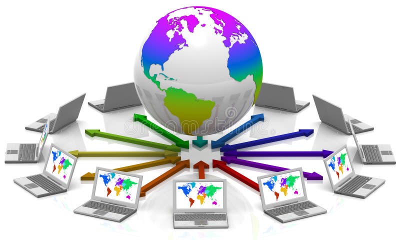 Interacción mundial stock de ilustración. Ilustración de muestra - 11899699