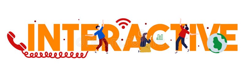 Interact Interaction Interactive Interacting Group of People Concept ...
