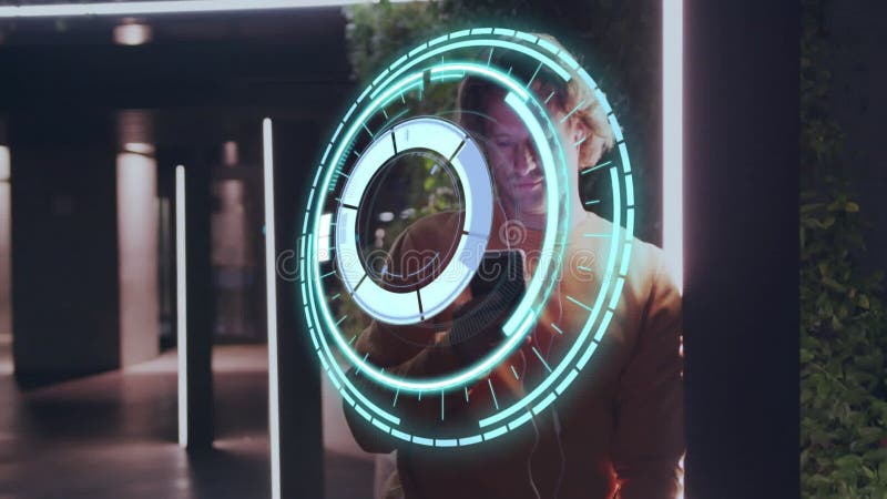 Interacting with Animation, Person in School Using Digital Interface ...