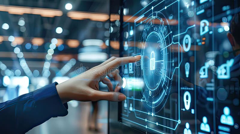 Interacting with a Digital Security Interface in a Modern Tech ...