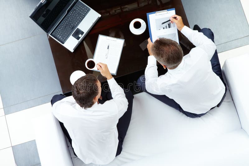 Interacting men stock image. Image of conversation, confident - 15633043