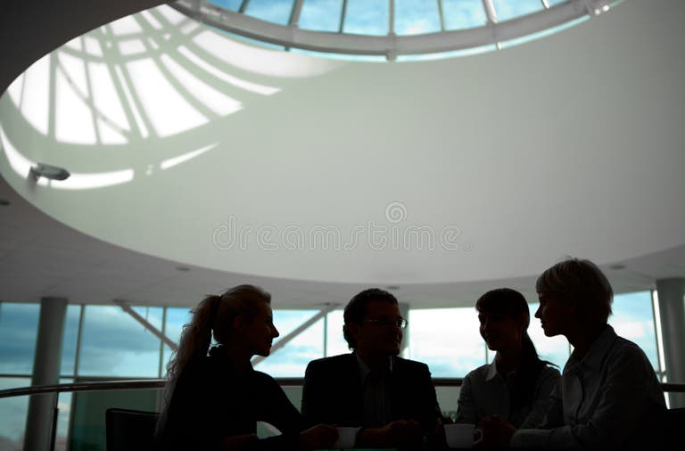 Interaction stock photo. Image of executive, outline - 16434972