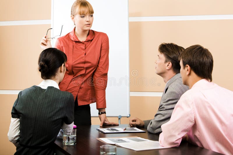 Interaction stock image. Image of corporate, meeting, caucasian - 6630437