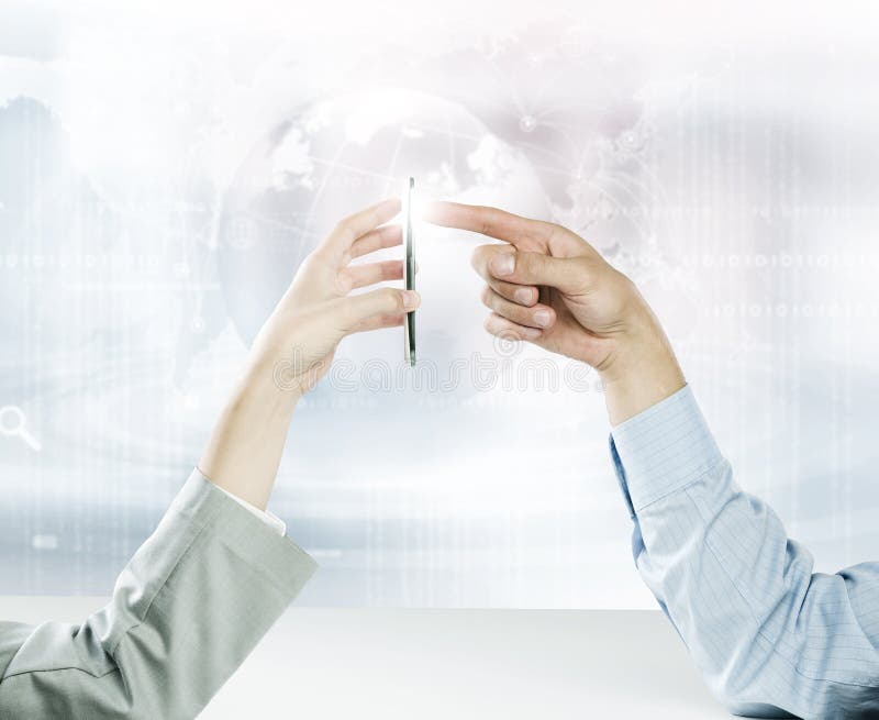 Interaction concept stock photo. Image of cellular, global - 38532702
