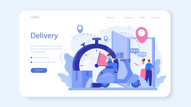 Interaction with a Customer Web Banner or Landing Page. Marketing ...