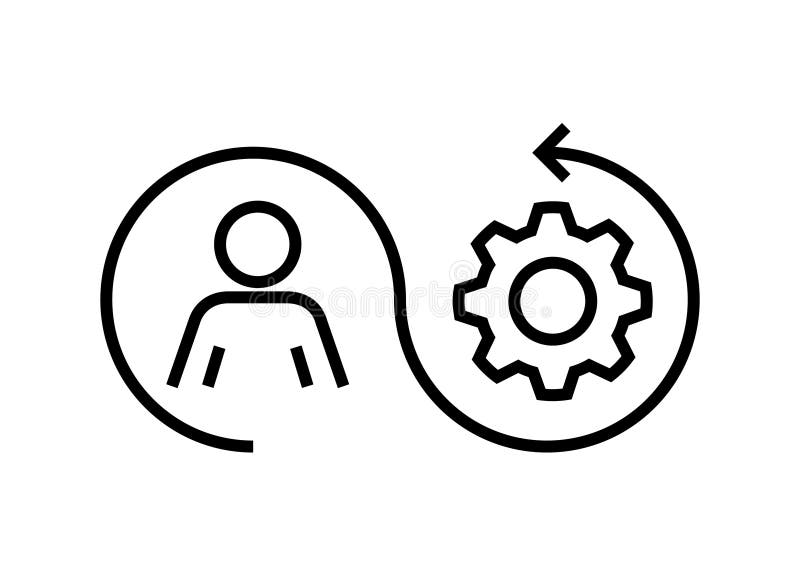 Interaction Design Icon, Vector Illustration Stock Vector ...