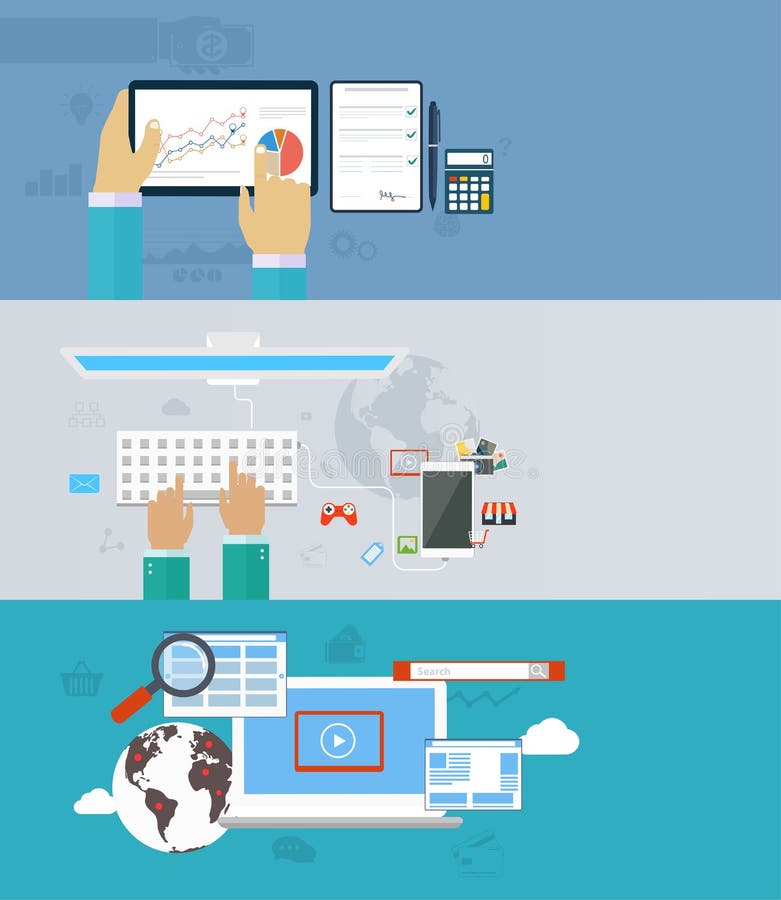 Mobile App Development Concept, Cloud Media Icons Around Tablet Stock ...