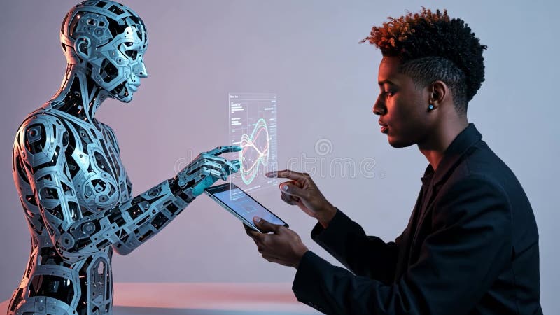 Interaction between a Human and a Robotic Figure during a Technology ...