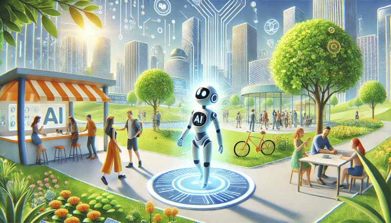 Interaction between Humans and Robots in Everyday Life Stock ...