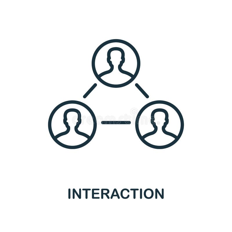 People Connection Icon. Human Interaction Logo Stock Vector ...