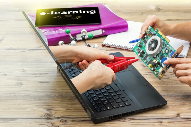 Interactive Online Learning in the Field of Electronics Stock Image ...