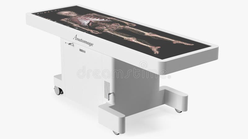 Interactive Anatomage Table with Medical Display Screen Stock Image ...