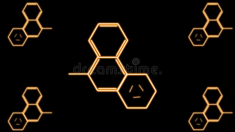 Interactive Animated Molecule Chemical Formula Bonding Formation Stock ...