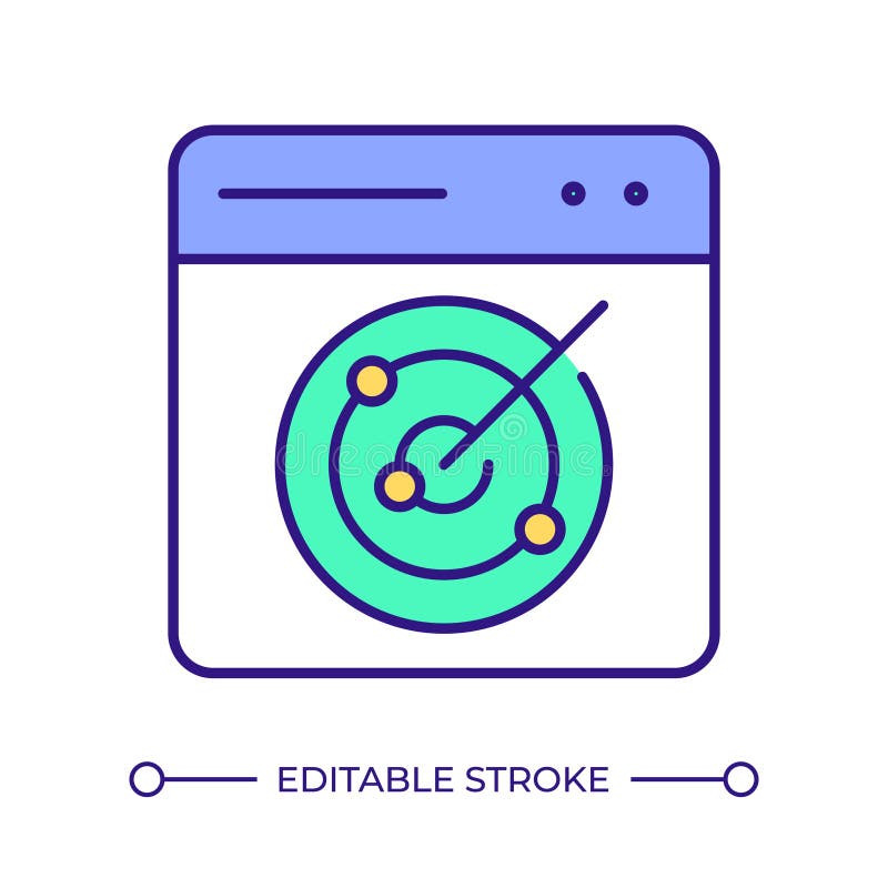 Interactive Application Security Testing Rgb Color Icon Stock Illustration Illustration Of