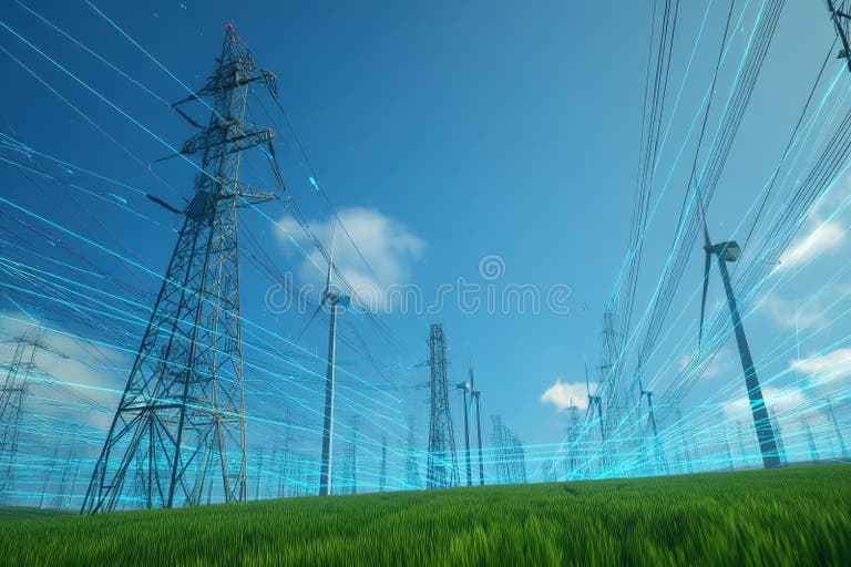 Interactive AR Display Showing Clean Energy Layers in a Dynamic Power ...