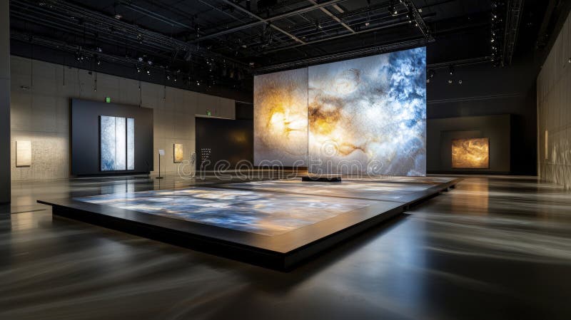 Interactive Art Installation Showcasing Modern Creativity in Urban ...