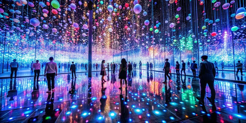 Interactive Art Installations Immersive Experiences Creative AI Stock ...