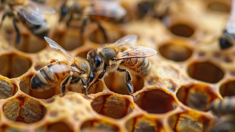 Interactive Bee Conservation Workshops Stock Illustration ...