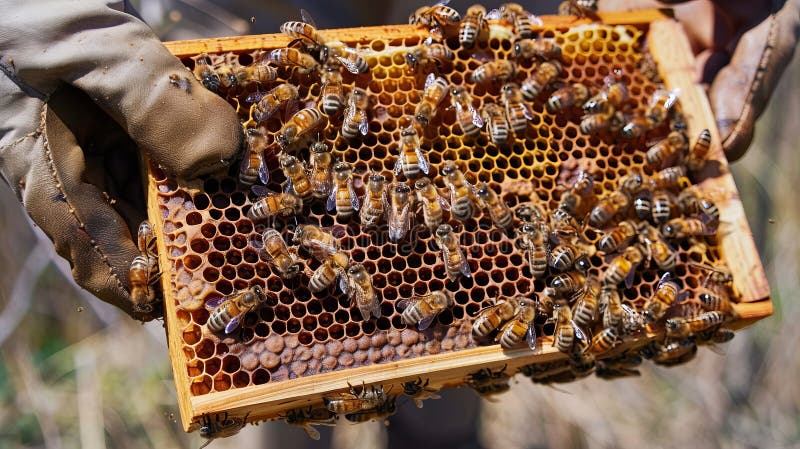 Interactive Beekeeping Education Stock Illustration - Illustration of ...