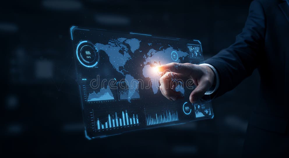 Global Data Insights Interactive Business Analytics and World Map ...