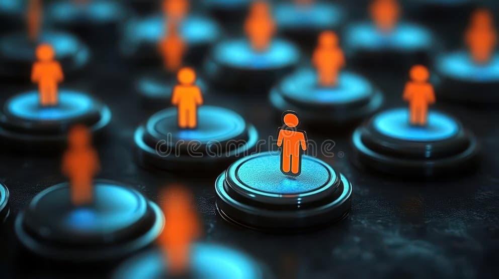 Interactive Button with Person Icon for User Profile and Secure Login ...