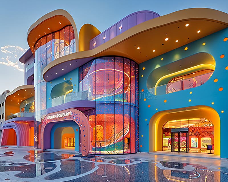 Interactive Childrens Museum with Educational Play Areas Stock Photo ...