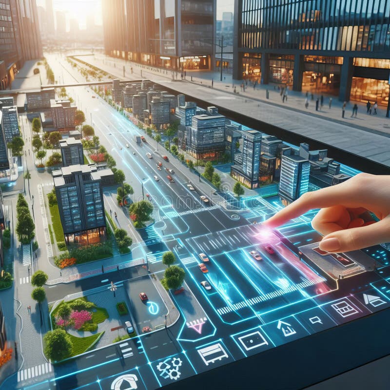 Interactive City Maps â€“ Interactive Digital Maps Embedded in T Stock ...