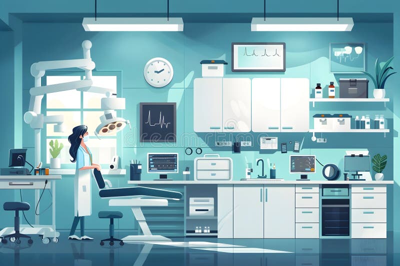 Interactive Classroom Session on Anesthesia with Teacher and Equipment ...