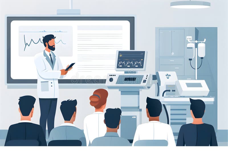 Interactive Classroom Session on Anesthesia with Teacher and Medical ...