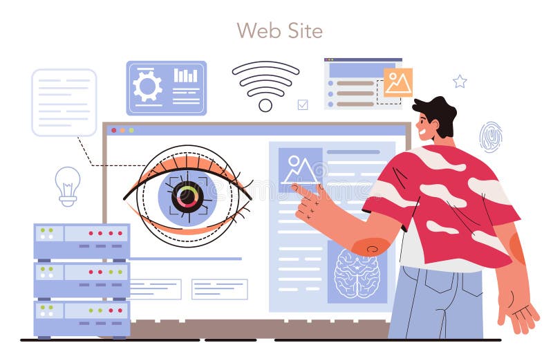 Interactive Communication Online Service or Platform. AI Identify Stock ...