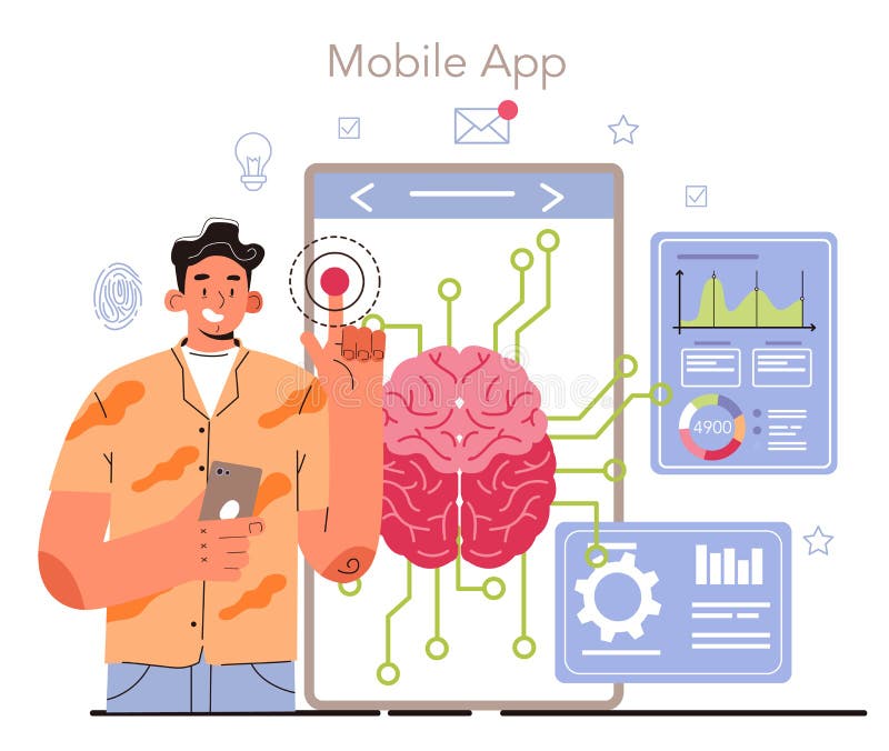 Interactive Communication Online Service or Platform. AI Identify Stock ...