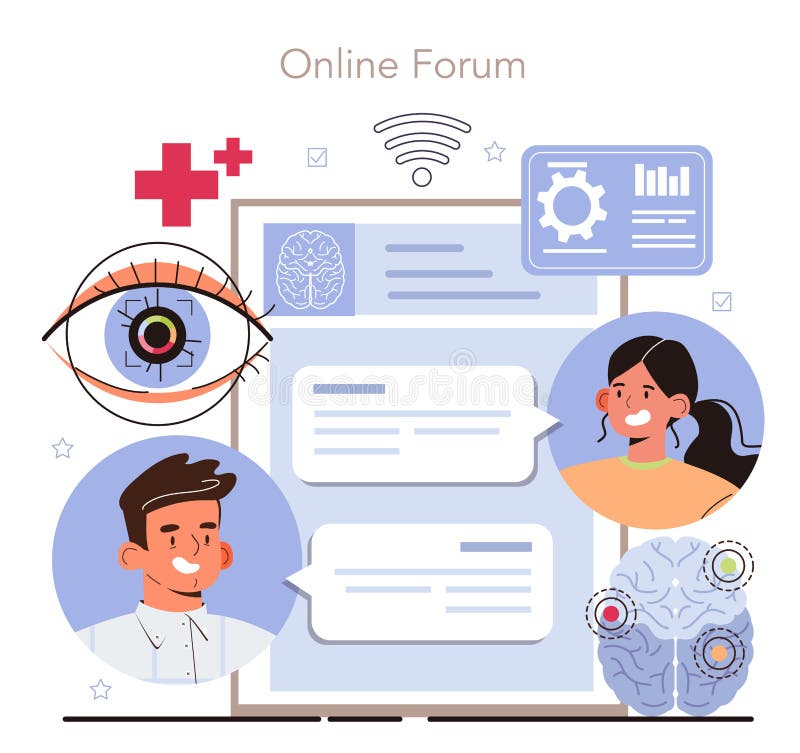 Interactive Communication Online Service or Platform. AI Identify Stock ...