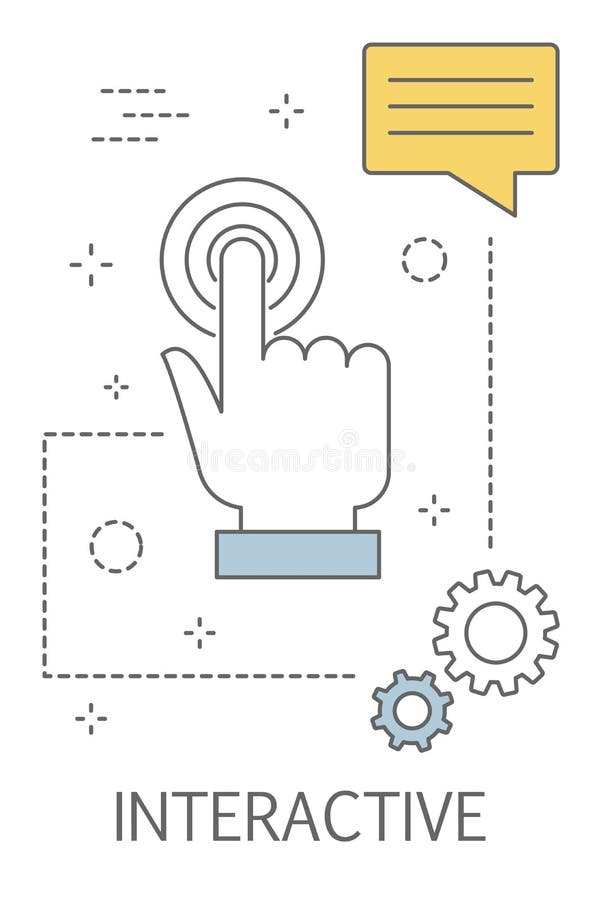 Digital Interaction Vector Stock Illustrations – 48,758 Digital ...