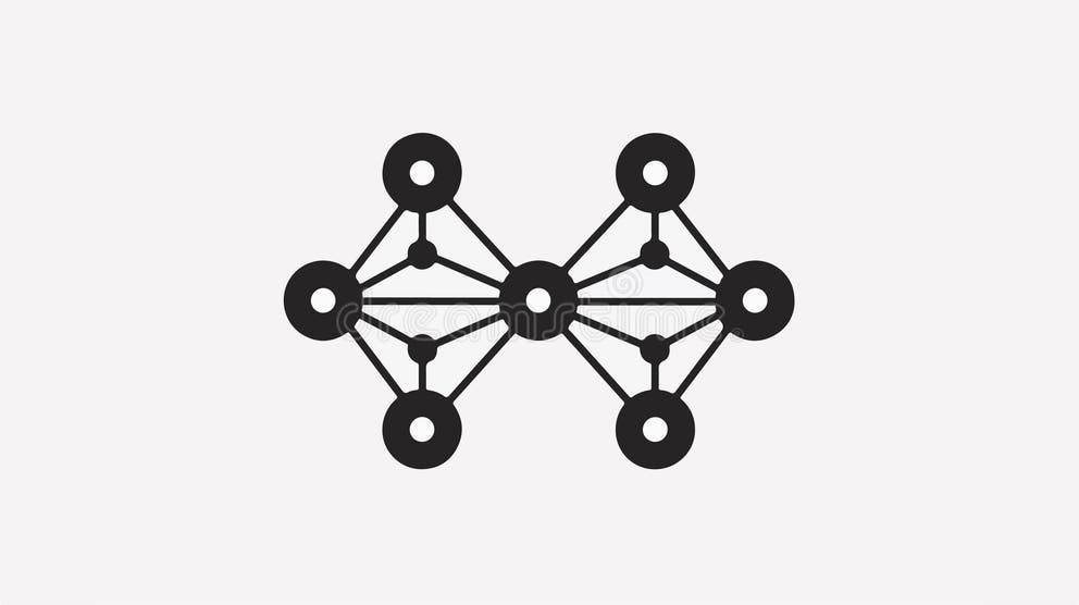 Interactive Connection Icon for Digital Interaction Design Stock Vector ...