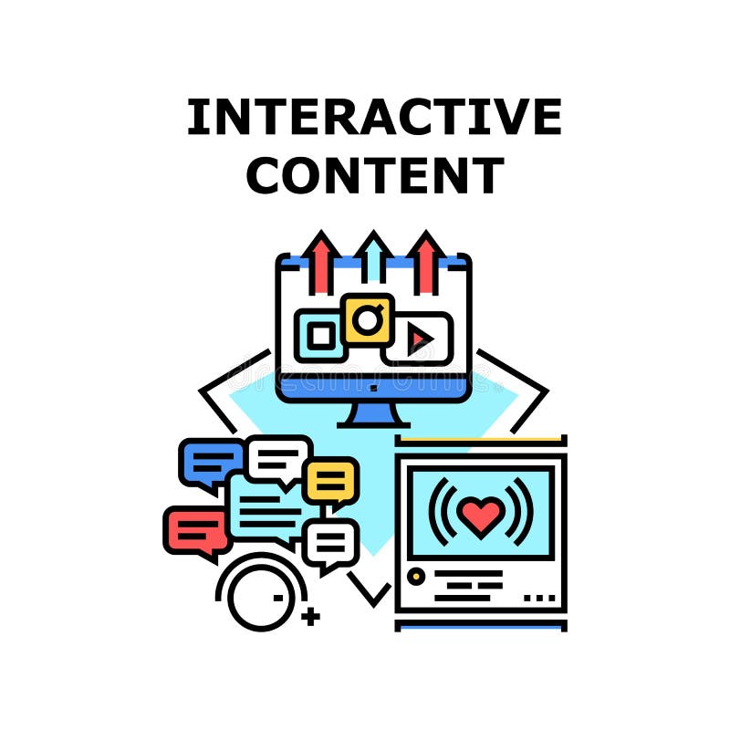 Interactive Content Icon Stock Illustrations – 1,211 Interactive ...
