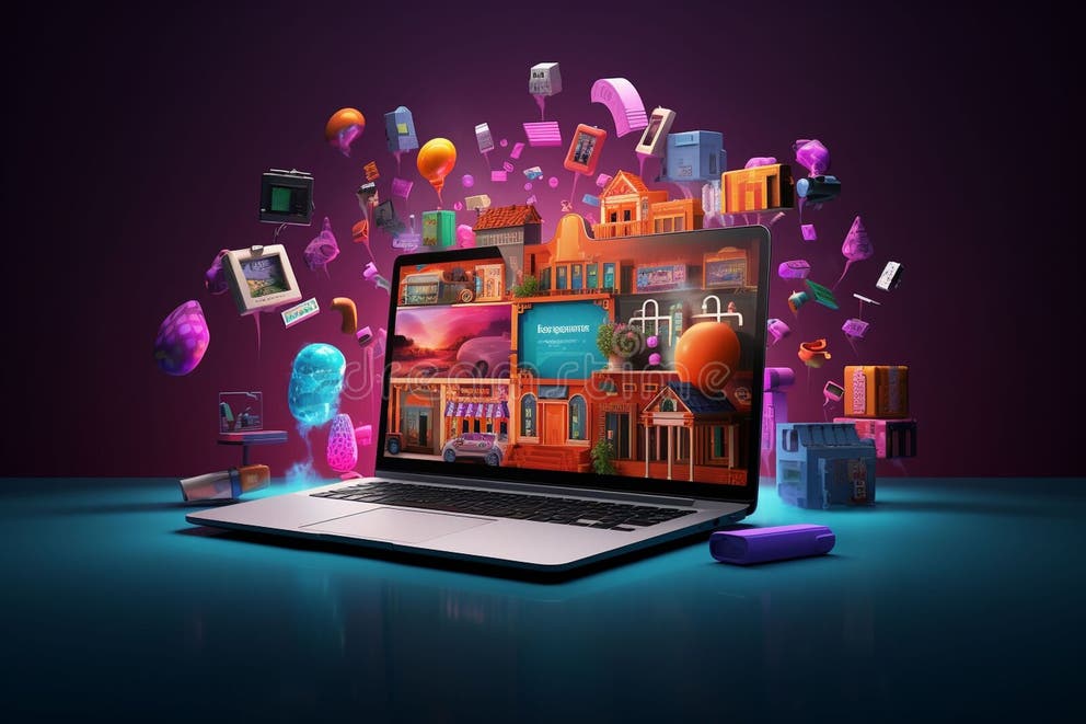 Interactive Cyber Monday Promotional Banner Stock Illustration ...