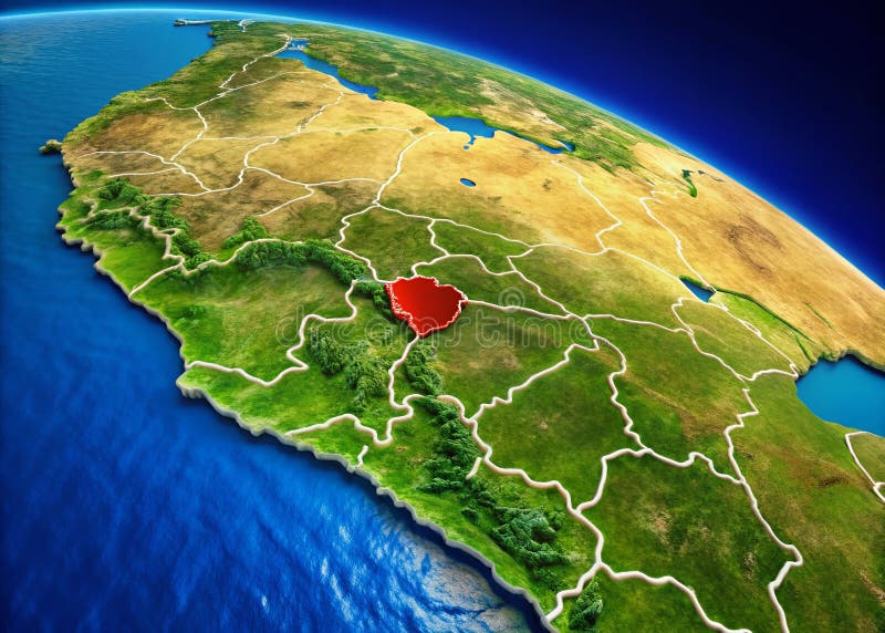 Interactive 3D Animated Map of River Gee County Liberia Explore the ...