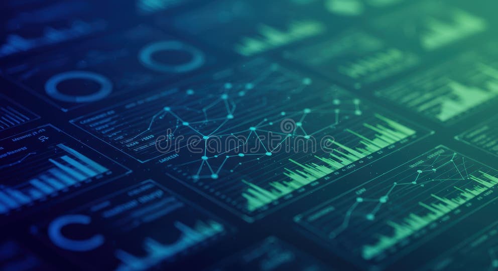 Interactive Data Visualization Displays Various Business Analytics and ...