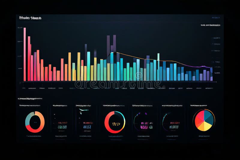 Interactive Data Visualization With User Controls Illustration O Stock