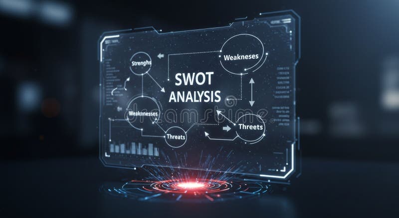 Interactive Digital Display Showing a Visual Representation of SWOT ...