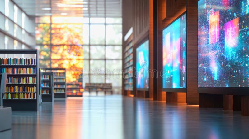 Interactive Digital Experience in a Modern Library with Multimedia ...