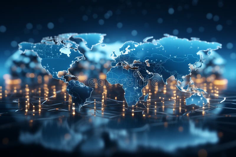 Interactive Digital Map Projection with Illuminated Connections ...