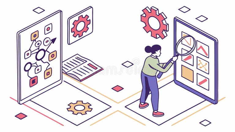 Interactive Digital Solutions, User Experience, Technology Development, Vector Design Generative ...