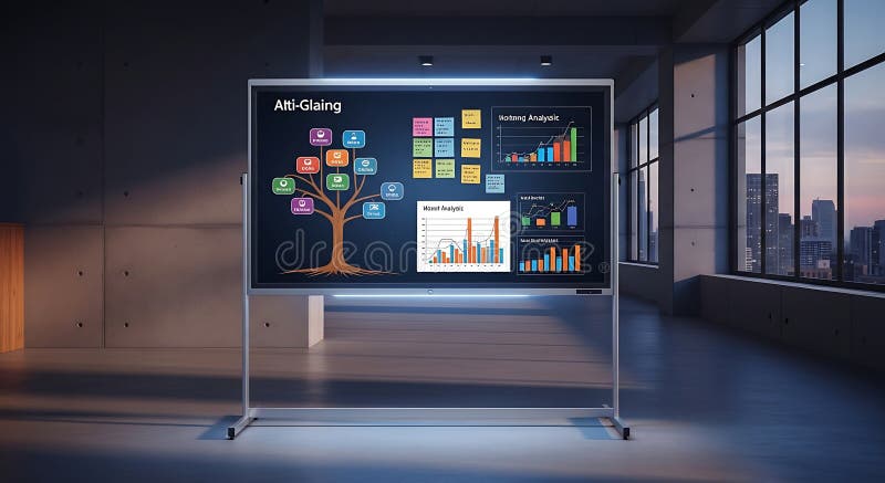 Interactive Digital Whiteboard Stock Illustrations – 948 Interactive ...