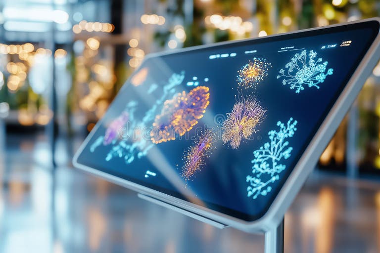 Interactive Display Features Colorful Firework Animations in Urban ...