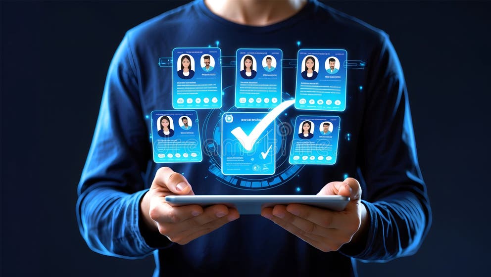 Interactive Document Organization on a Digital Platform Stock ...