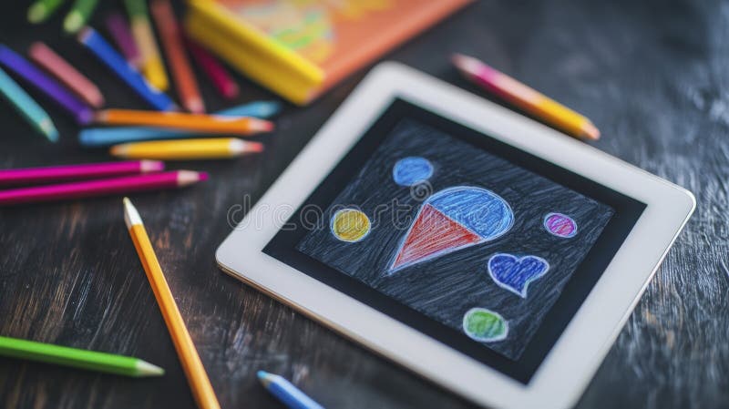 Interactive Drawing Tablet Experience Creative Space Digital Art Home ...